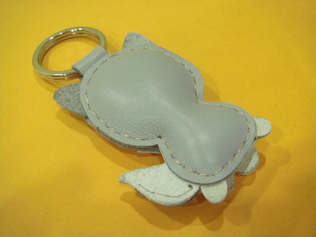 Etana The Siberian Husky Leather Keychain ( Grey ) on Luulla